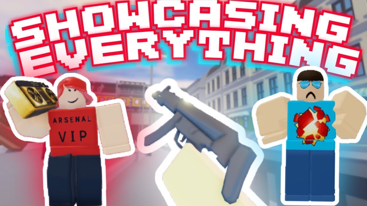 SHOWCASING ALL THE CLASSIC SKINS IN THE ROBLOX ARSENAL CLASSIC EVENT ...