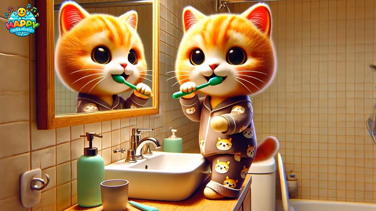 A DAY OF THE KITTEN | Sing and Dance | Animal Songs | Happy Kids Music ...