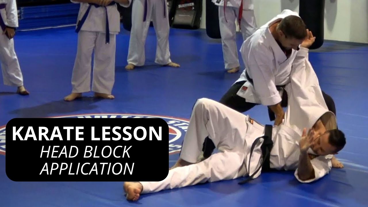 Karate Head Block Application - Kihon 1 - YouTube
