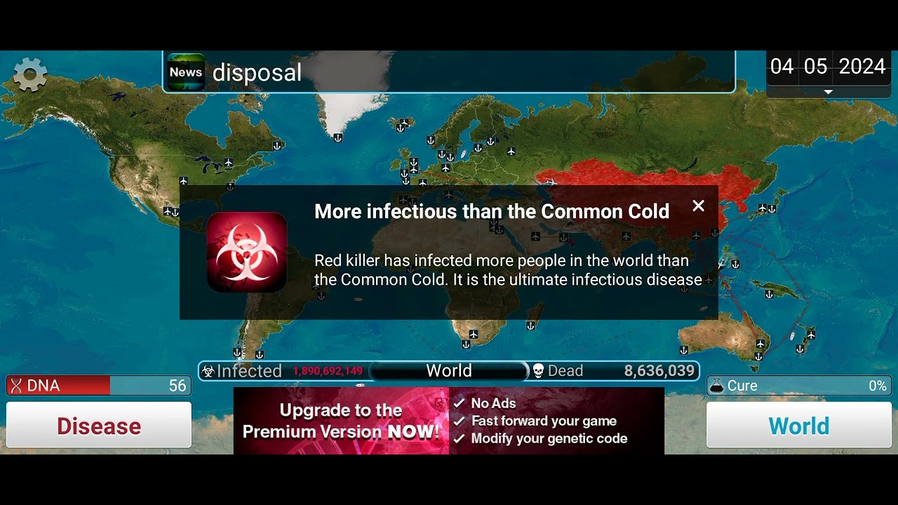 plague inc (the virus game) gameplay - YouTube