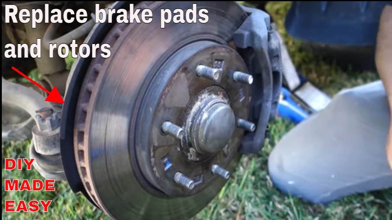 How to replace car brake pads and rotors on any car - DIY - YouTube
