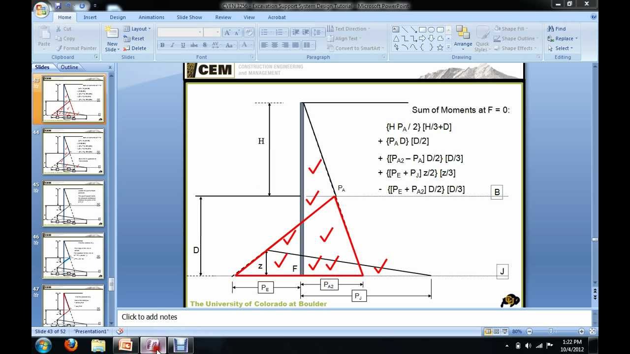 Excavation Support System Design - Finding the Location of the Maximum ...