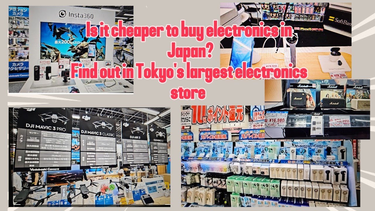 Tour of Tokyo's largest electronics store #yodobashi akiba - YouTube