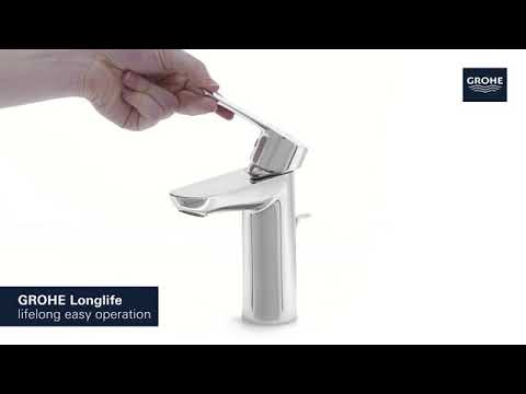 Grohe BauEdge sink mixer M size / Baterie lavoar Grohe BauEdge 23758000 - YouTube