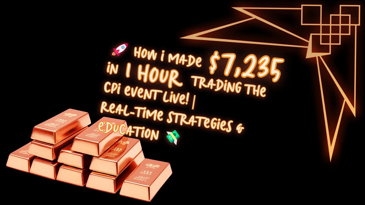 🚀 How I Made $7,235 in 1 Hour Trading the CPI Event LIVE! | Real-Time ...