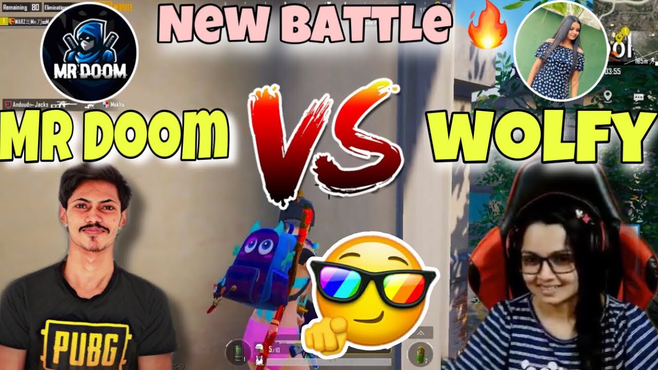 Mr Doom Vs Wolfy Girl || Wolfy Girl Vs Mr Doom || Pubg Mobile Srilanka || BOMTA gaming - YouTube