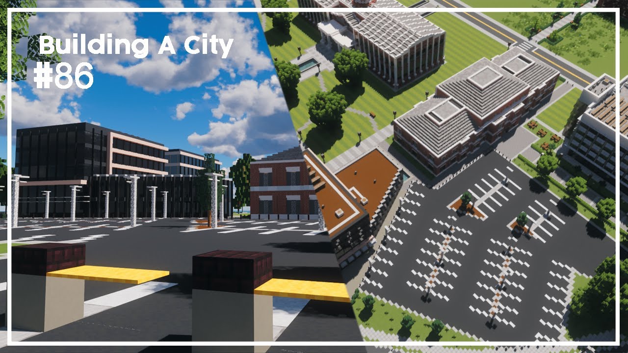 Building A City #86 // University // Minecraft Timelapse - YouTube