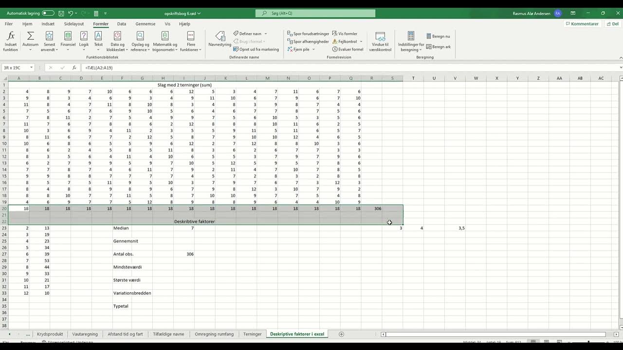 Deskribtorer i Excel - YouTube