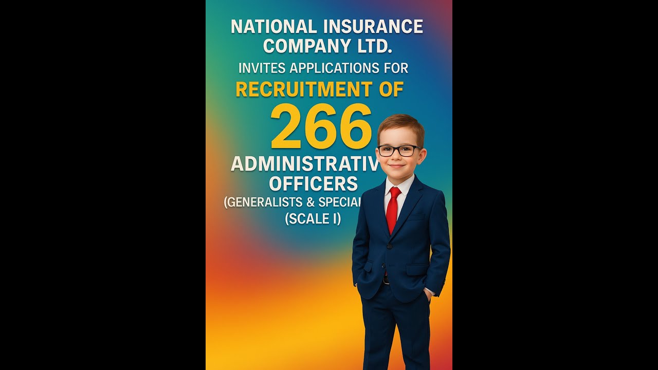 National Insurance Company Ltd Vacancy 2025 - YouTube