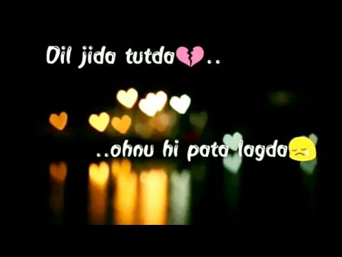 Dil Tutda || 30 second WhatsApp status Video With Lyrics
