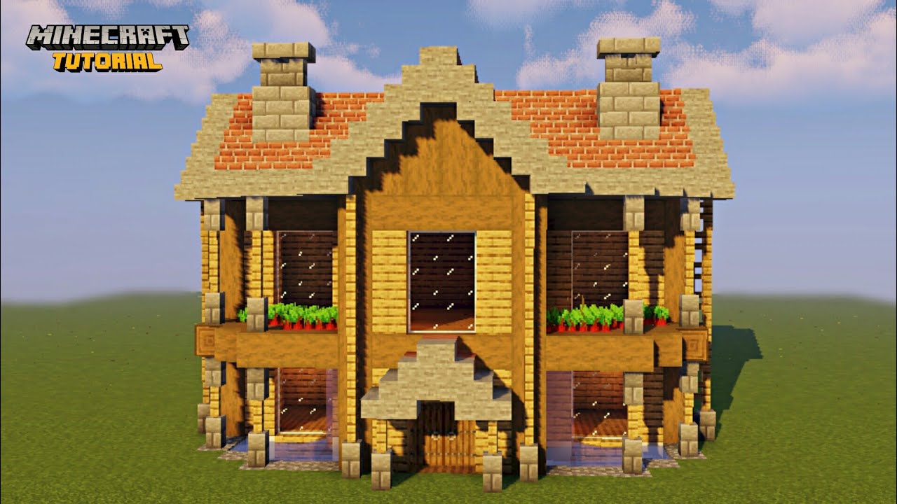 Minecraft: How To Build A Ranch House Tutorial - YouTube