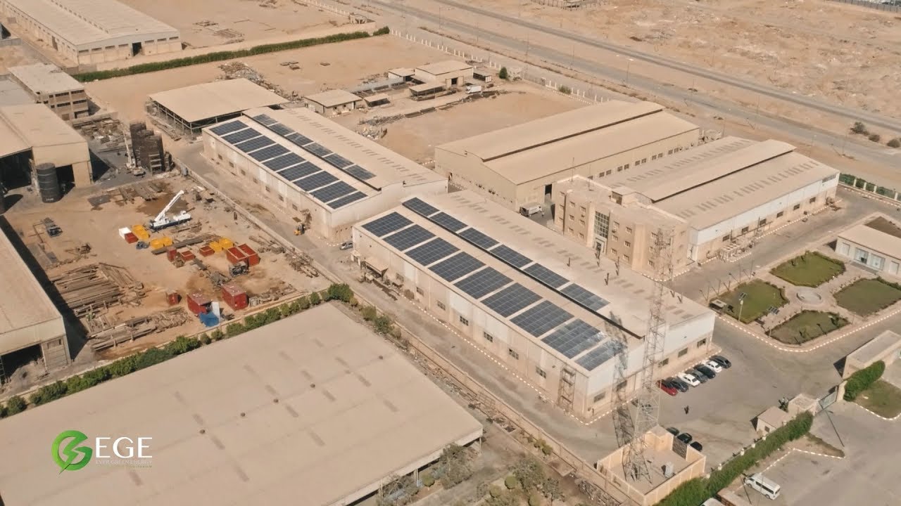 EGE-Solar Panels at 3 Brothers Factory - YouTube