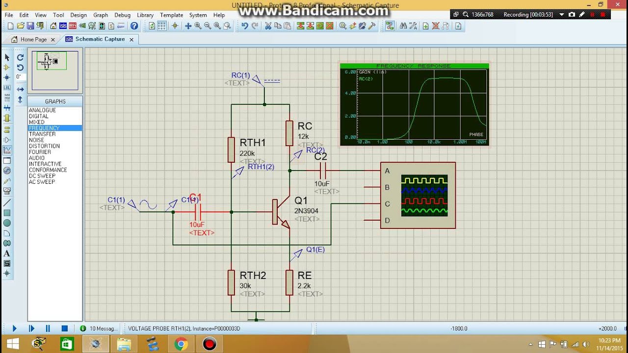 Lesson No 3 - Frequency and Fourier Analysis on Proteus 8.0 (Urdu/Hindi ...