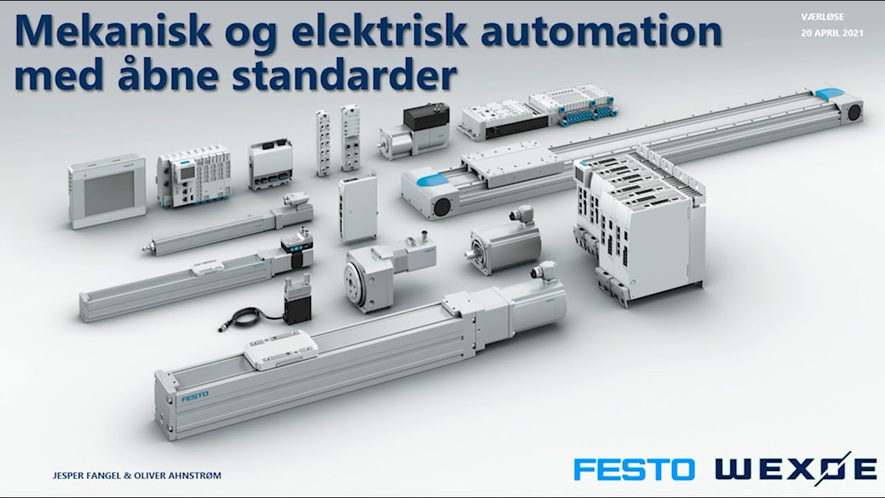 Mekanisk og elektrisk automation med åbne standarder - YouTube