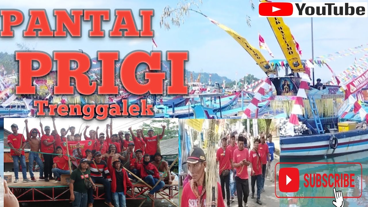 Kesenian tiban tulungagung Datang Di pantai PRIGI.Begini suasana Di ...