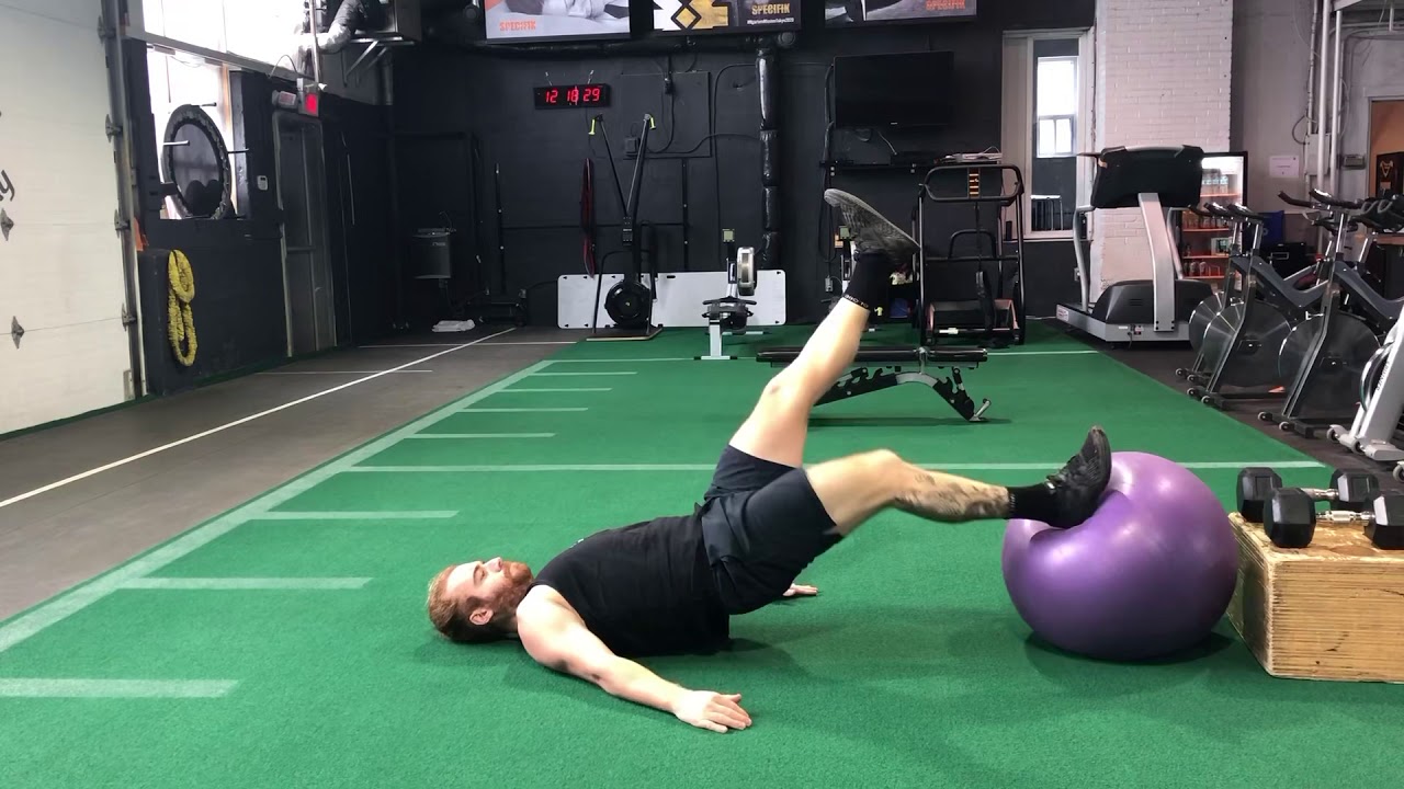 Excentric Single Leg Hamstring Curl - YouTube