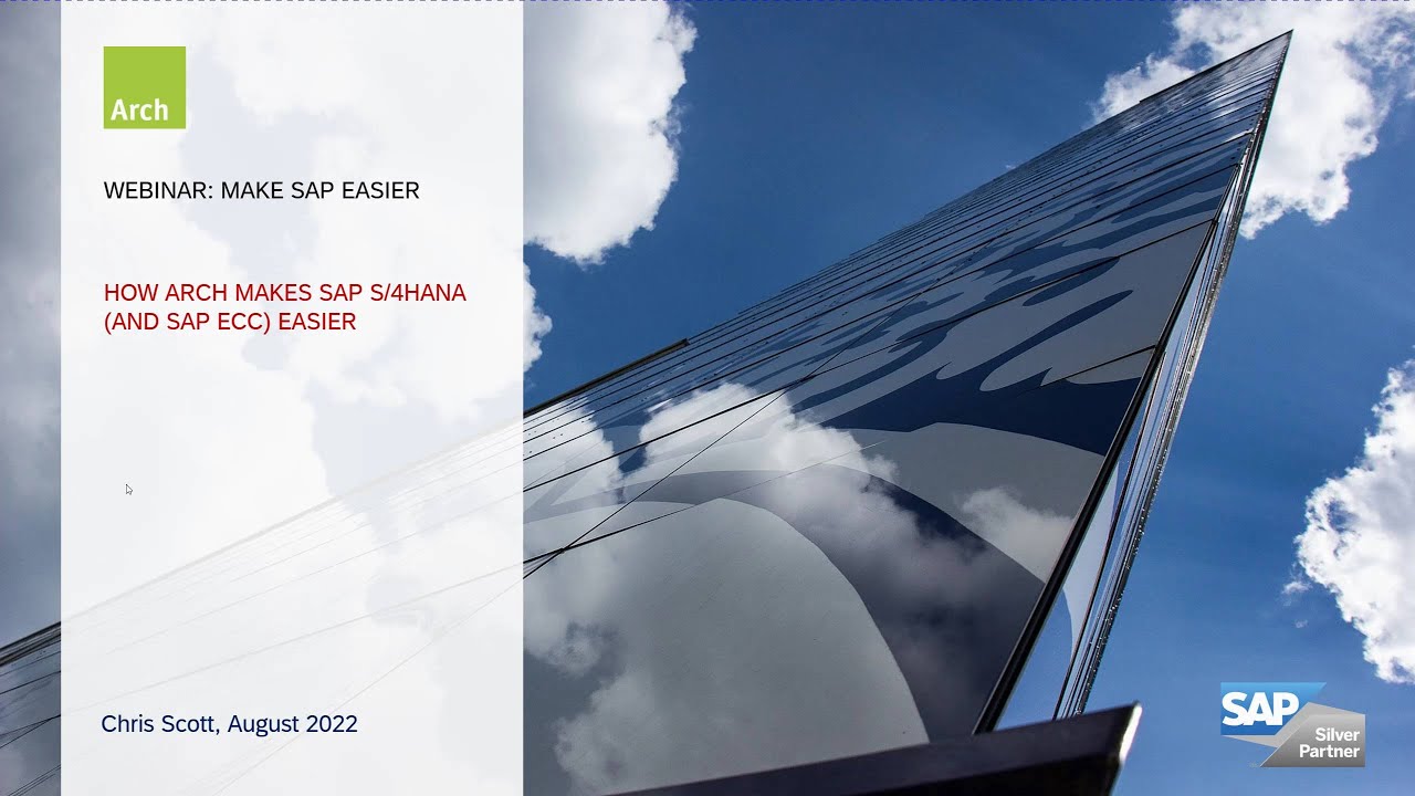 Webinar: Make SAP Easier - YouTube