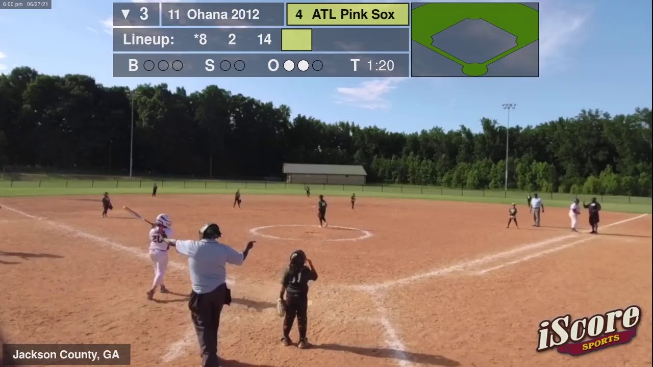 Ohana Tigers GA 2012 vs ATL Pink Sox (2021.06.27) - YouTube
