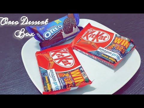 Oreo Kitkat dessert | Oreo Chocolate Dessert Box | No bake 5 minute ...
