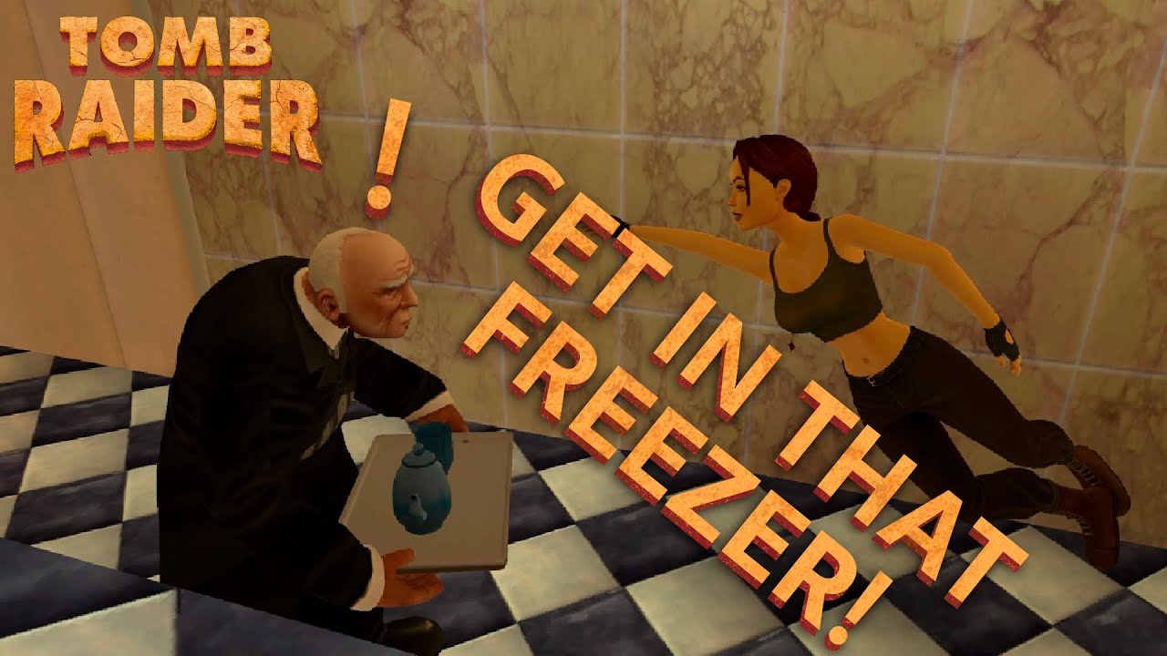 Tomb Raider 2 Remastered Locking The Butler In The Freezer (TR2 Crime ...