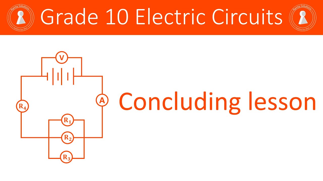 Grade 10 P. Sciences | Electric Circuits | Summary and conclusions ...