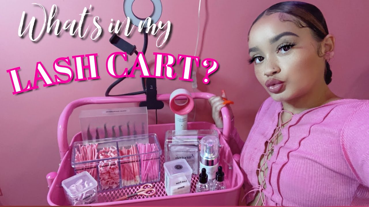 What's in my Lash Cart? | LASH TECH SERIES - YouTube