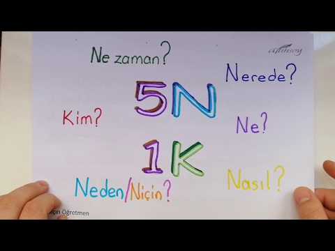 5N 1K - Okuduğunu Anlama | 1. Sınıf | 2. Sınıf | 3. Sınıf | 4. Sınıf