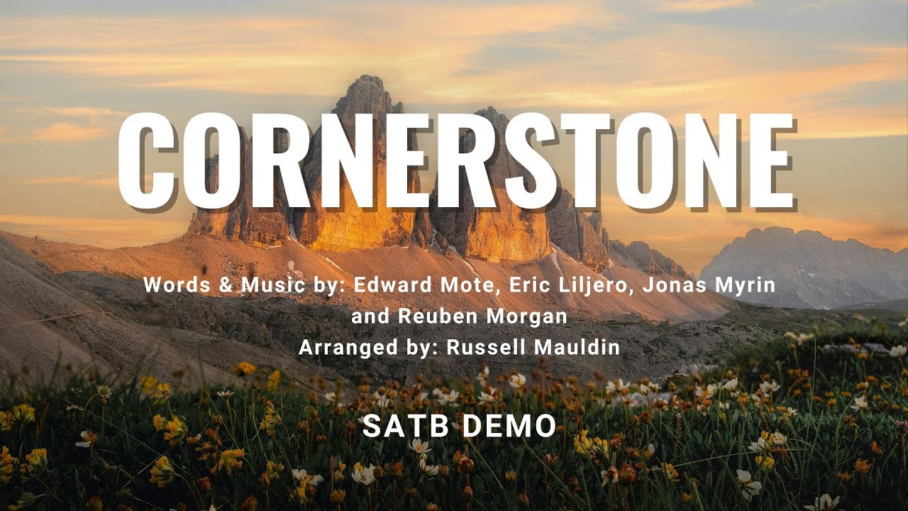 Cornerstone | SATB Demo with Lyrics - YouTube