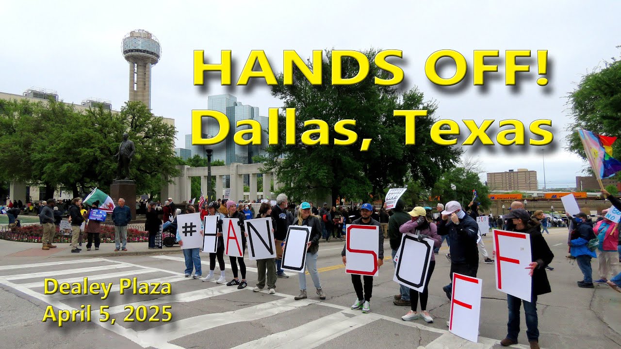 Hands Off! - Dallas, Texas - 4/5/2025 - YouTube