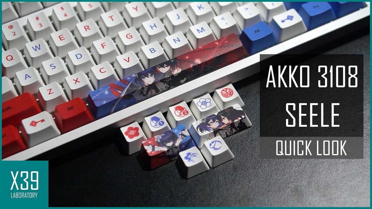 AKKO 3108 Honkai Impact III - Seele Limited edition - QUICK LOOK - YouTube