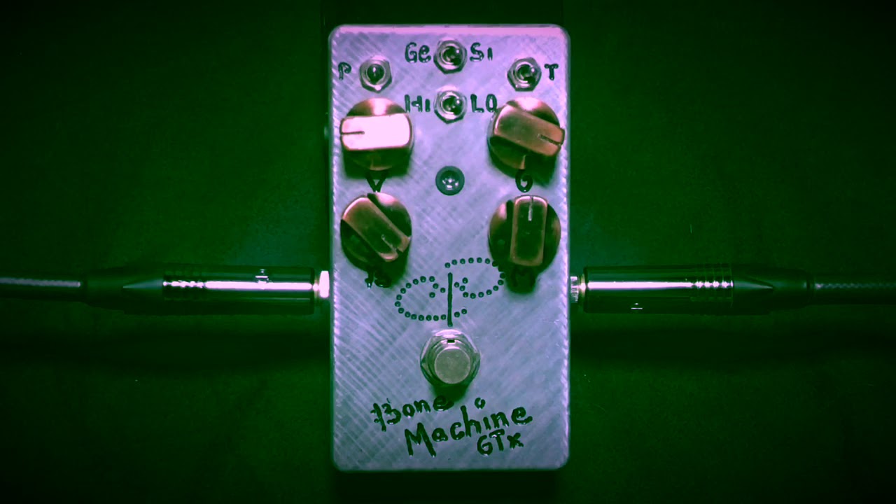 Paul Trombetta Design Bone Machine GTX - DEMO @efmaniac111 - YouTube