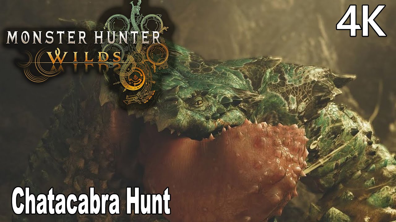 Monster Hunter Wilds Chatacabra Hunt 4K - YouTube