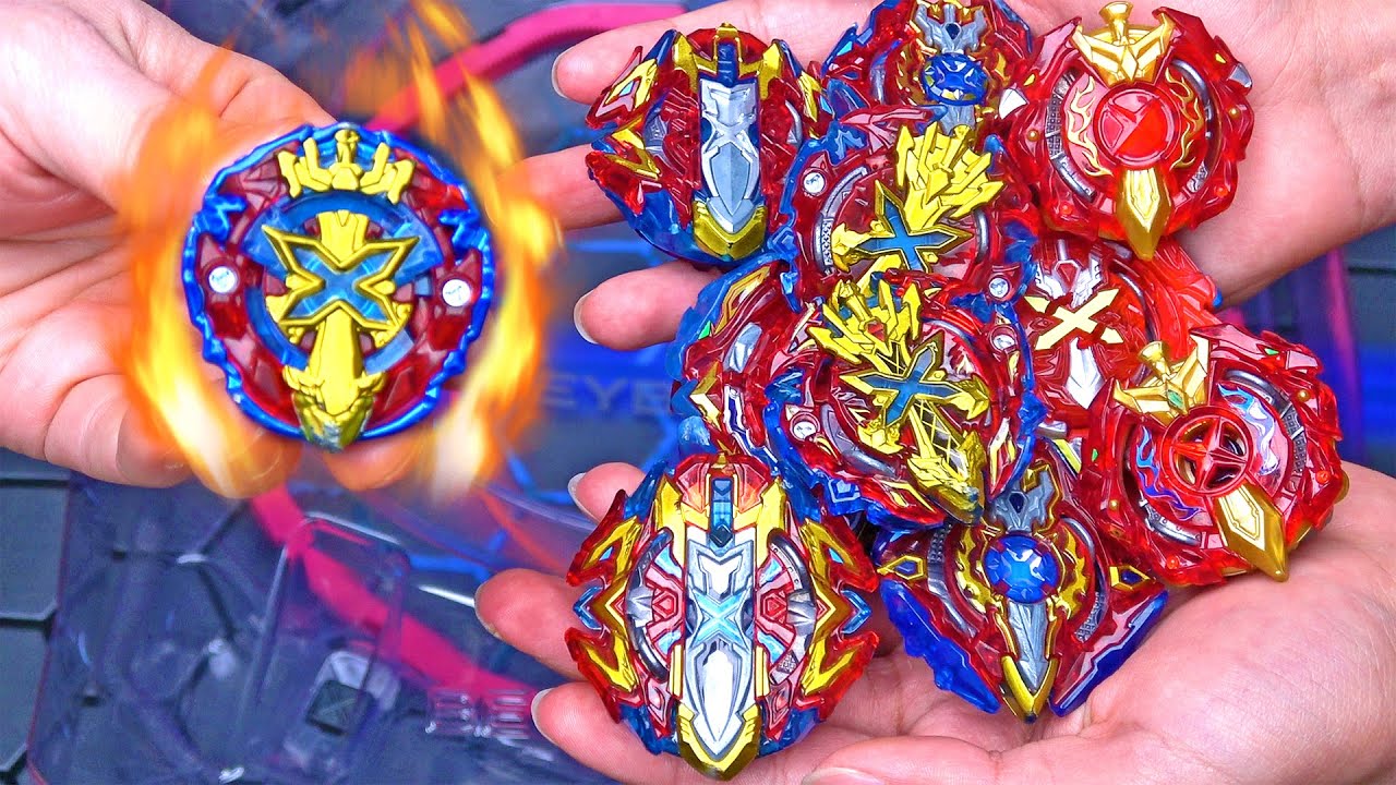 NEW XENO XCALIBUR vs ALL XCALIBUR BEYS Beyblade X ベイブレードエックス - YouTube