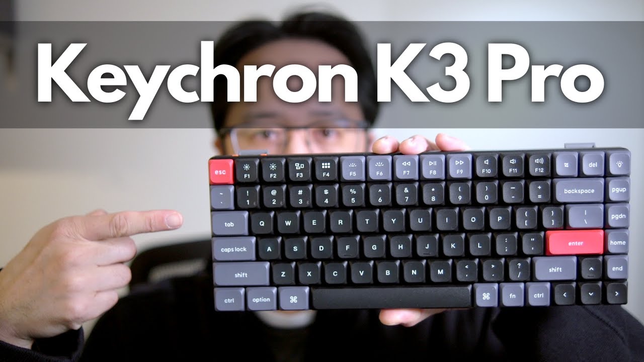 Keychron K3 Pro - Low Profile Mechanical Keyboard - YouTube