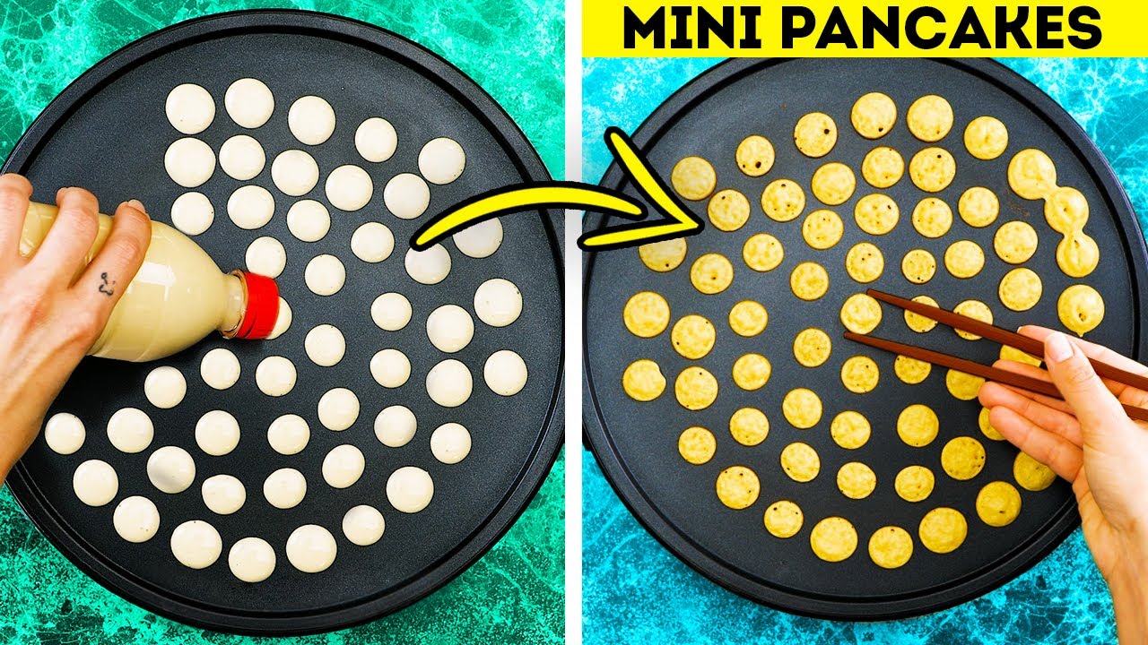 28 Miniature Food Ideas || MINI Pancakes, Mini Burger - YouTube