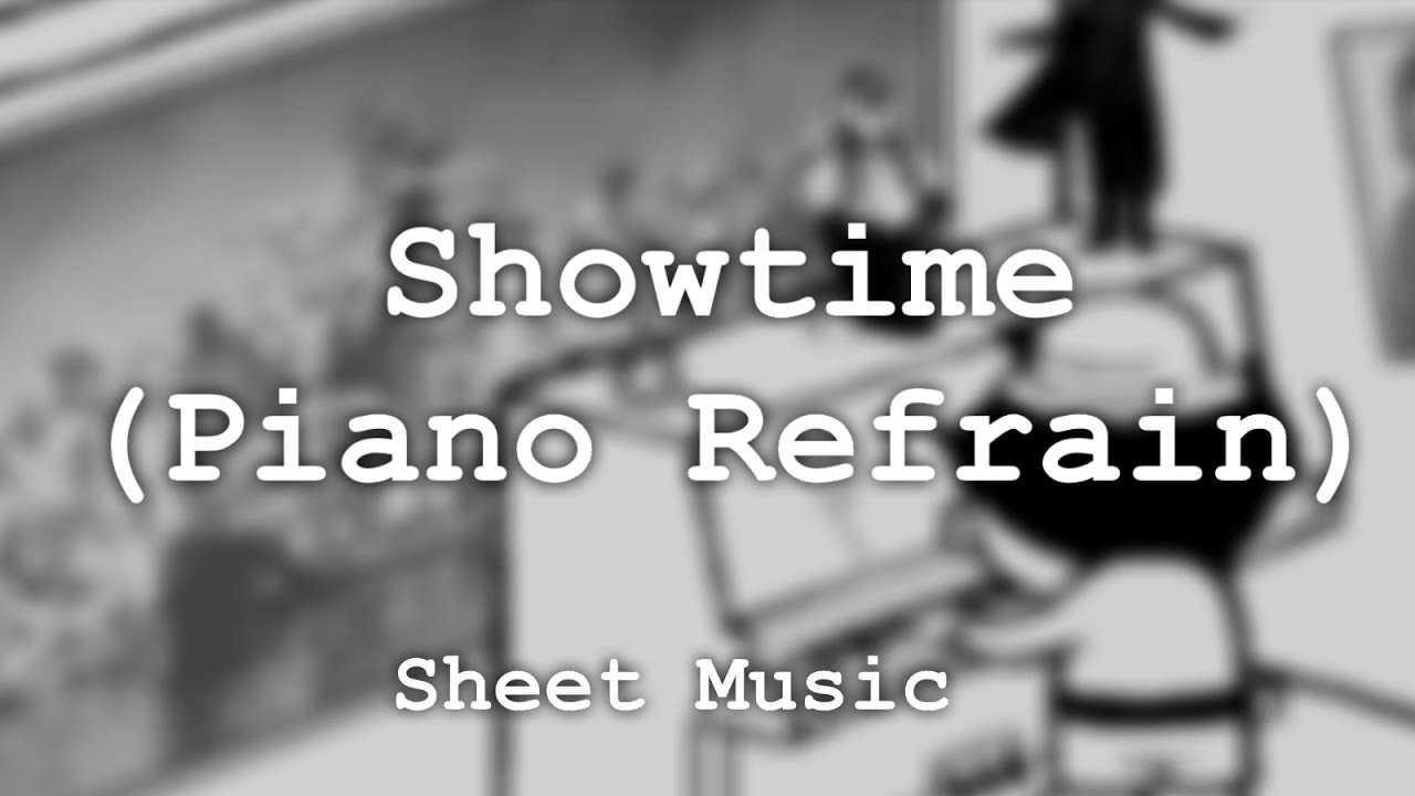 "Showtime (Piano Refrain)" Sheet Music for Piano - YouTube