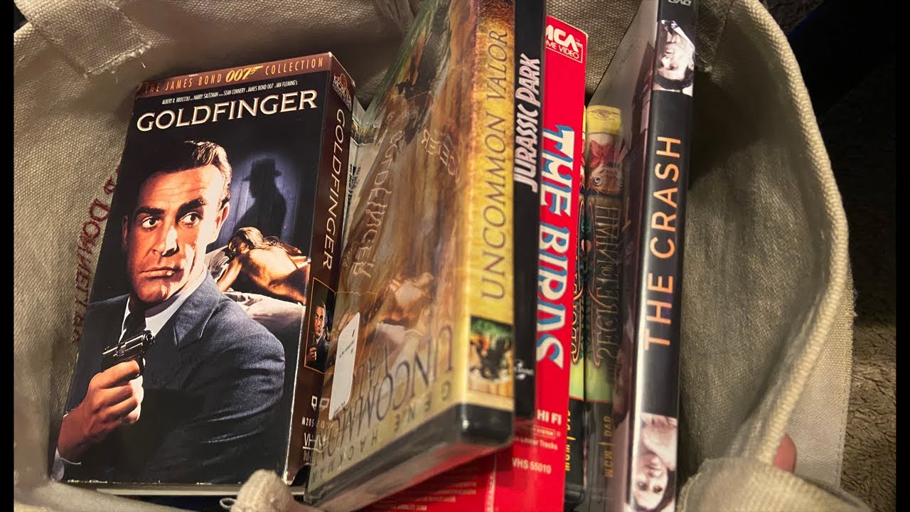 Goodwill Blu-Ray/DVD/VHS Movie Pickup Overview! - YouTube