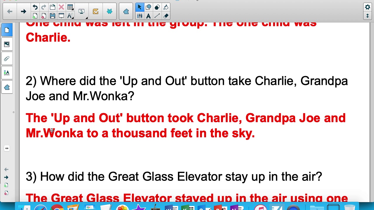 Charlie and the Chocolate Factory-Novel Study-Questions-9 (Only Charlie ...