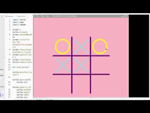 Tic Tac Toe game - Python Project - YouTube