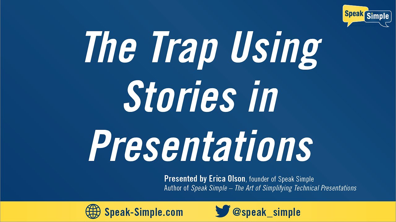 The Trap Using Stories in Presentations - YouTube