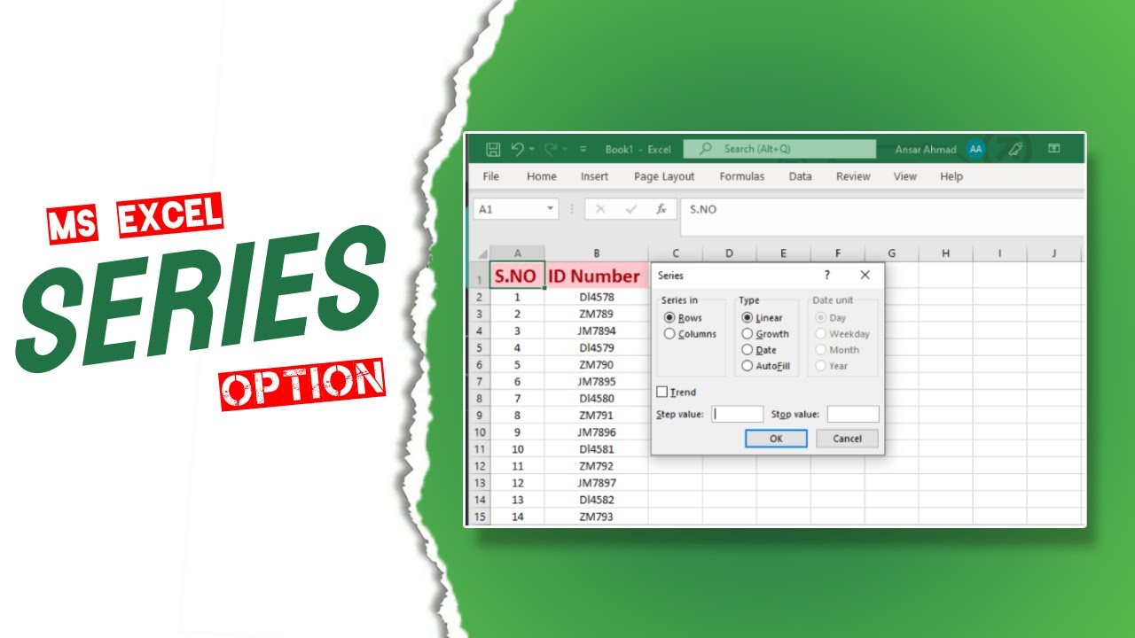 Ms Excel Number Format Ms Excel Autofill Series YouTube Ms Excel Number Format Ms Excel Autofill Series YouTube