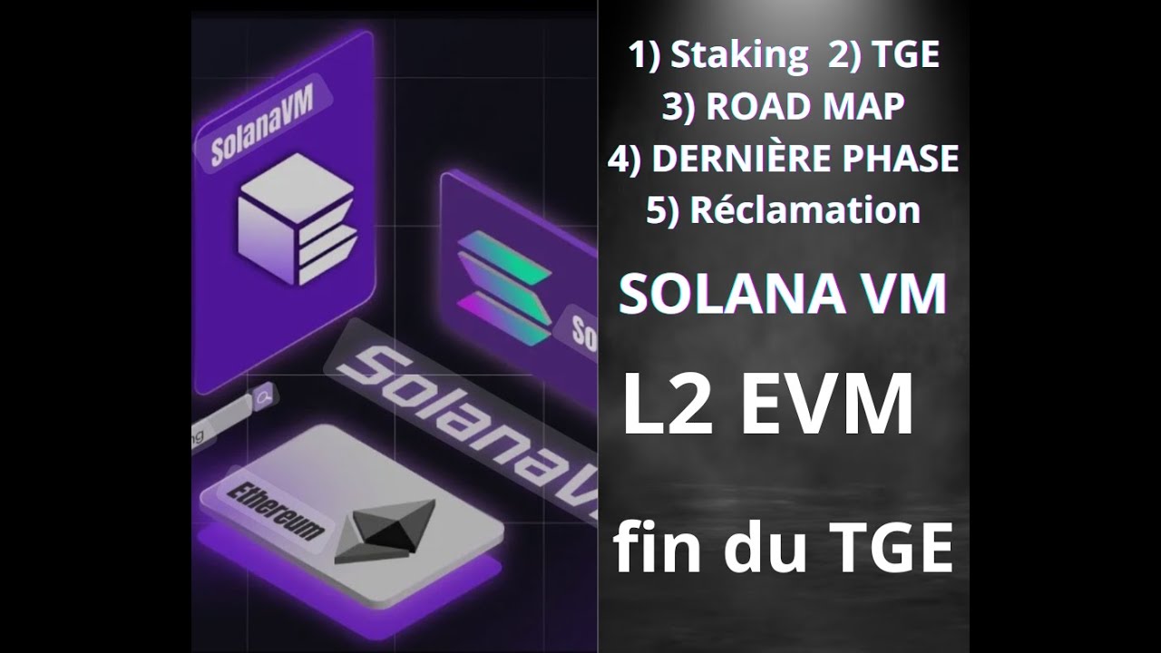 SOLANA VM L2 EVM COMPTATIBLE, PRESALE, STAKING, RÉCLAMATION.#solana #crypto #trading #btc - YouTube