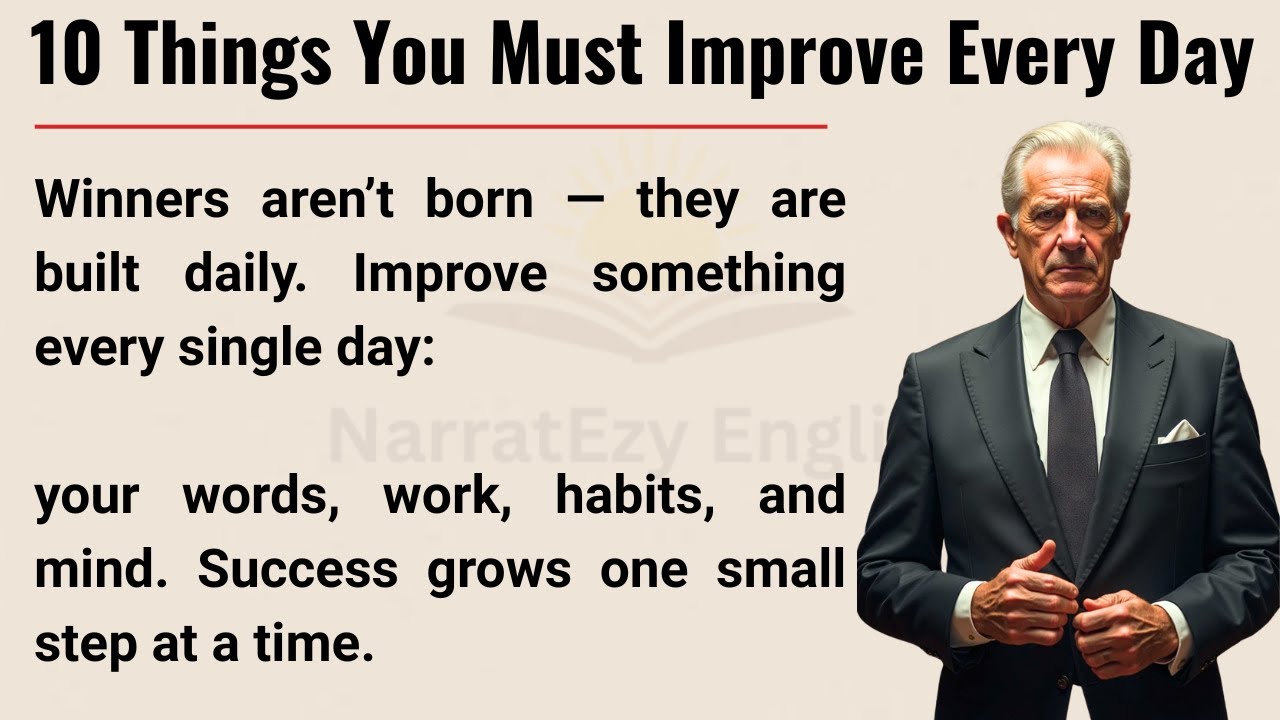 10 Things You Must Improve Every Day || Change Your Life 🔥 || Improve ...