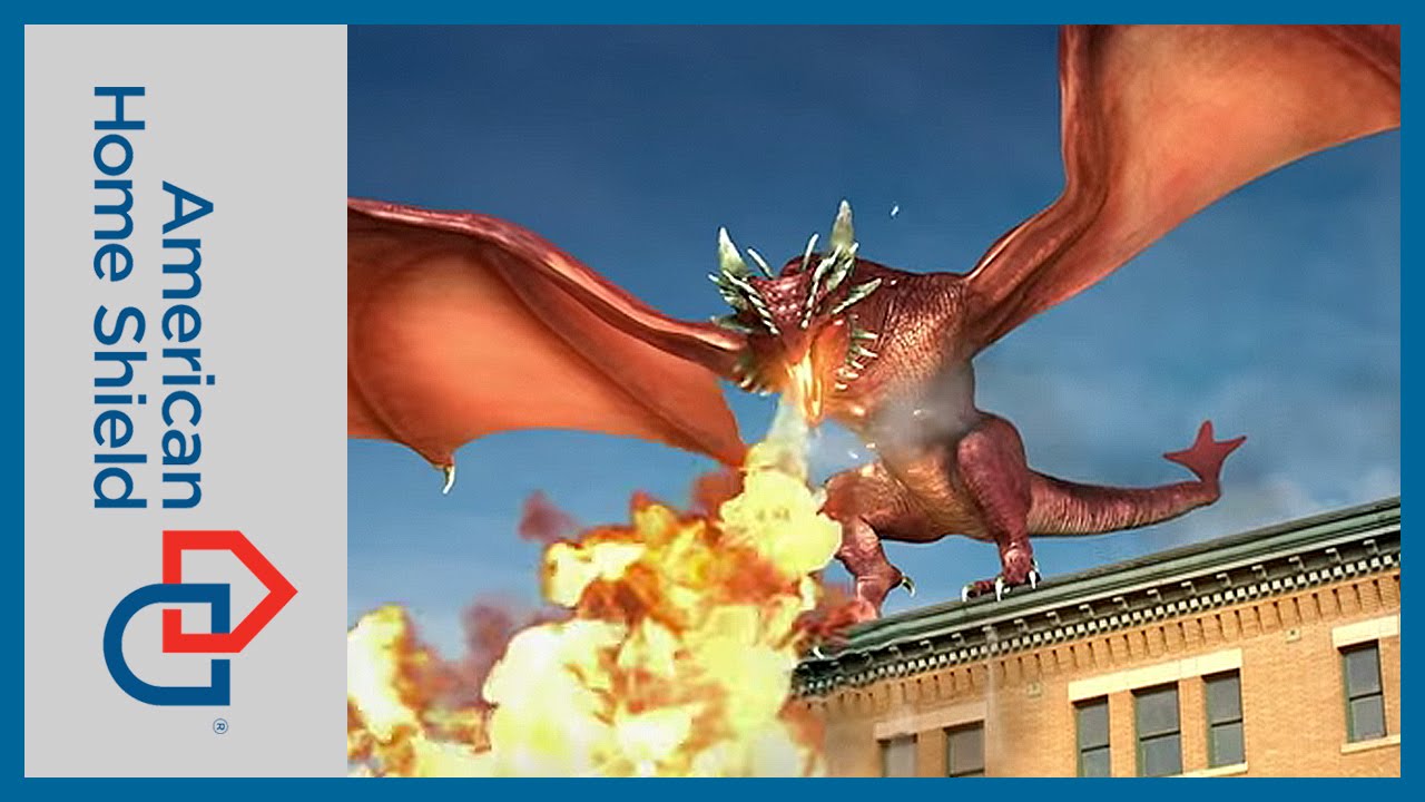 American Home Shield Commercials - Dragon - YouTube