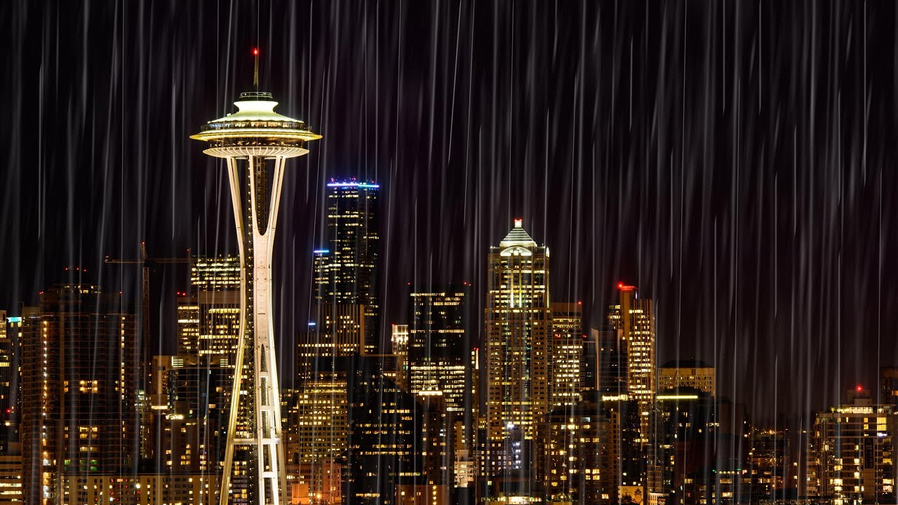 Rain On Your Window Overlooking the Seattle Space Needle | City ...