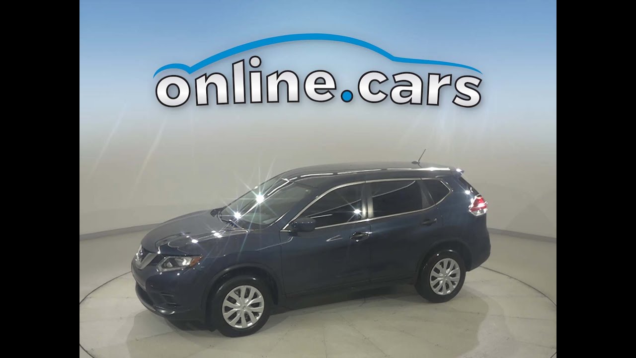 A41277GT Used 2016 Nissan Rogue Blue SUV Test Drive, Review, For Sale ...