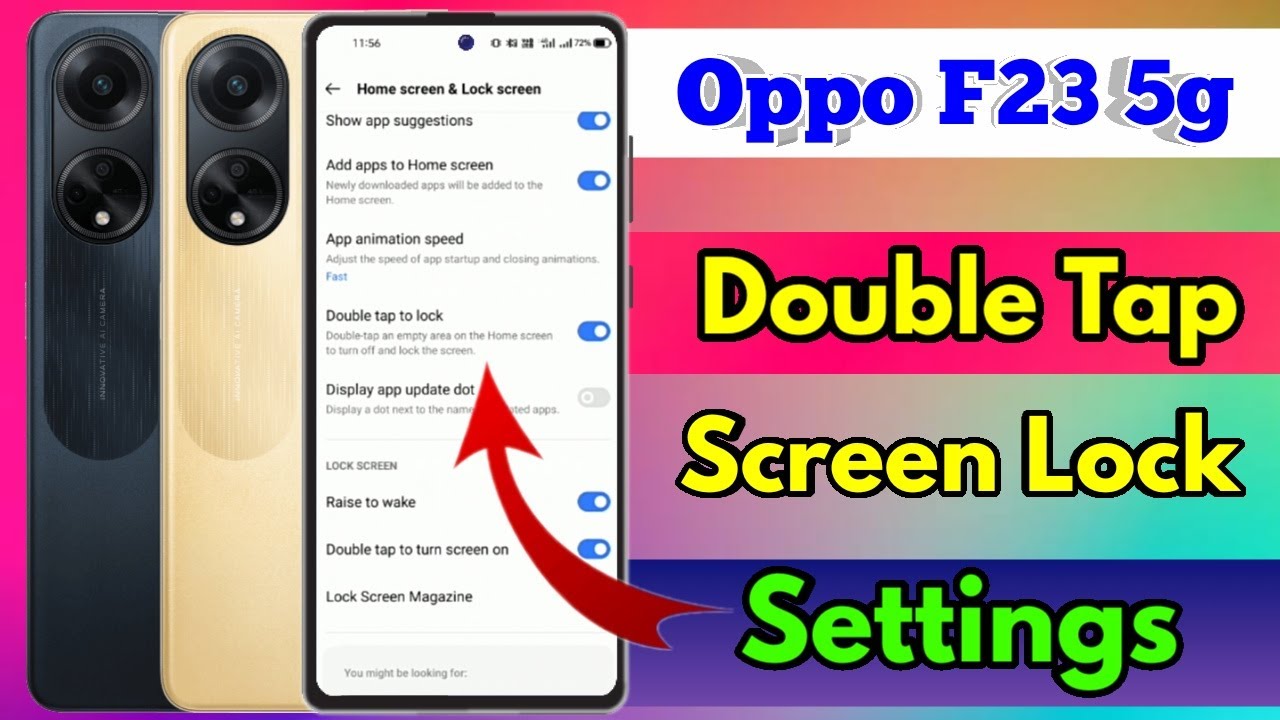 How To Double Tap To Screen Lock In Oppo F23 5g Oppo F23 5g Double how-to-double-tap-to-screen-lock-in-oppo-f23-5g-oppo-f23-5g-double