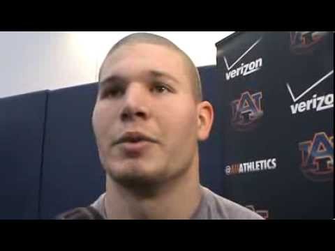 Fullback Jay Prosch Talks Auburn Pro Day 2014 - YouTube