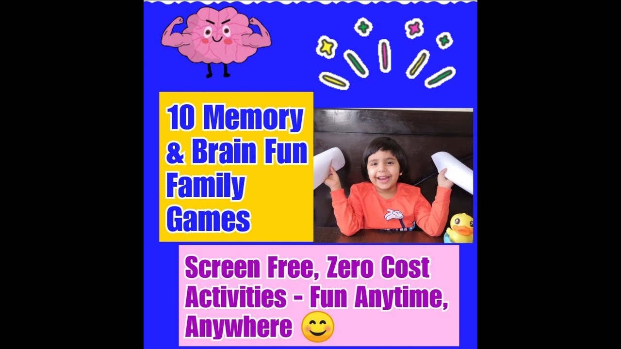 10 Super Fun Memory & Brain Family Games Ideas | No Screen, Zero Cost ...