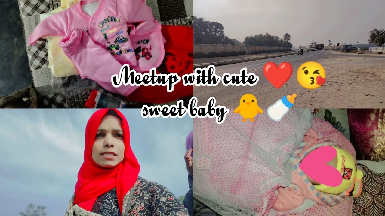New born baby sy meet up ️ || full enjoy ||😙 ️|| Alizay Velog 🌸|| - YouTube